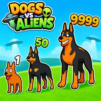Dogs vs Aliens 🕹️ Play Now for Free | RocketGames