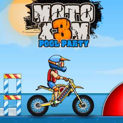 Moto X3M Pool Party 🕹️ Play Now for Free | RocketGames