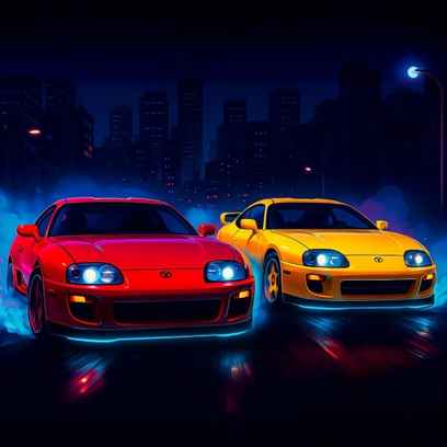 Two Supra Drifters 🕹️ Play Now for Free | RocketGames