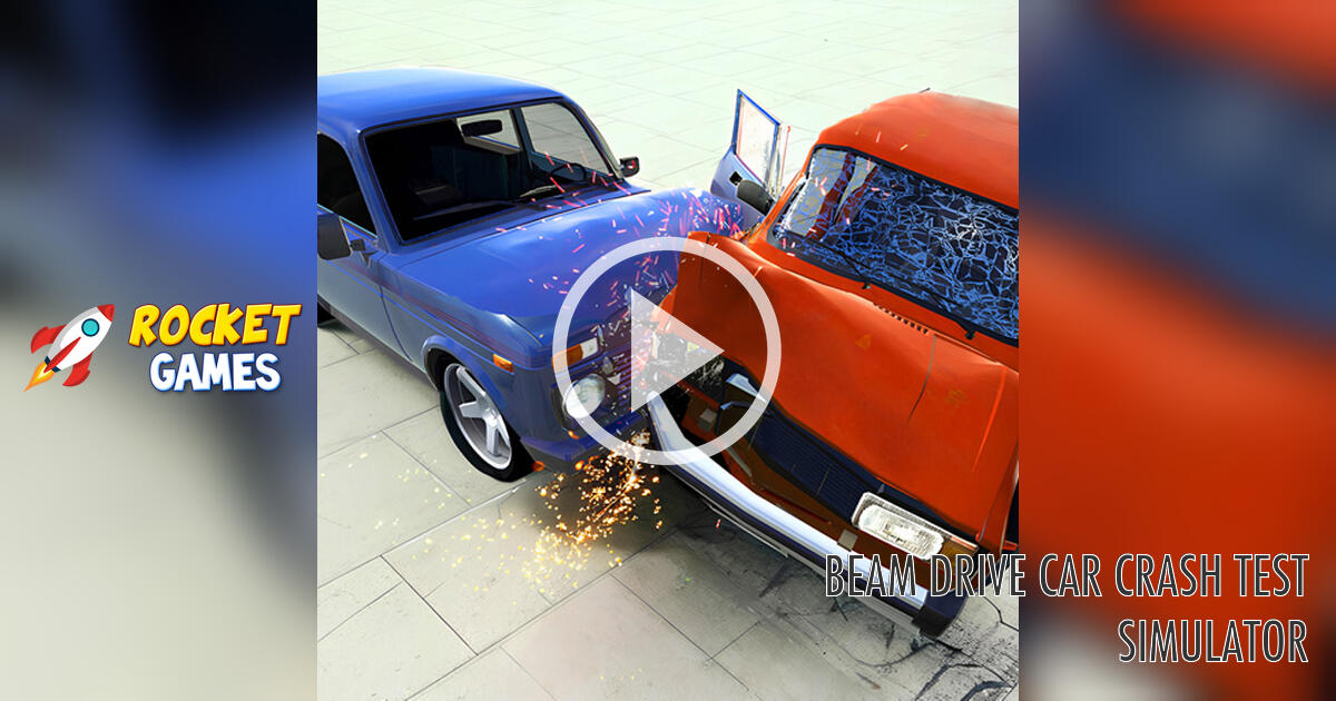 Beam Drive Car Crash Test Simulator 🕹️ Play Now for Free | RocketGames