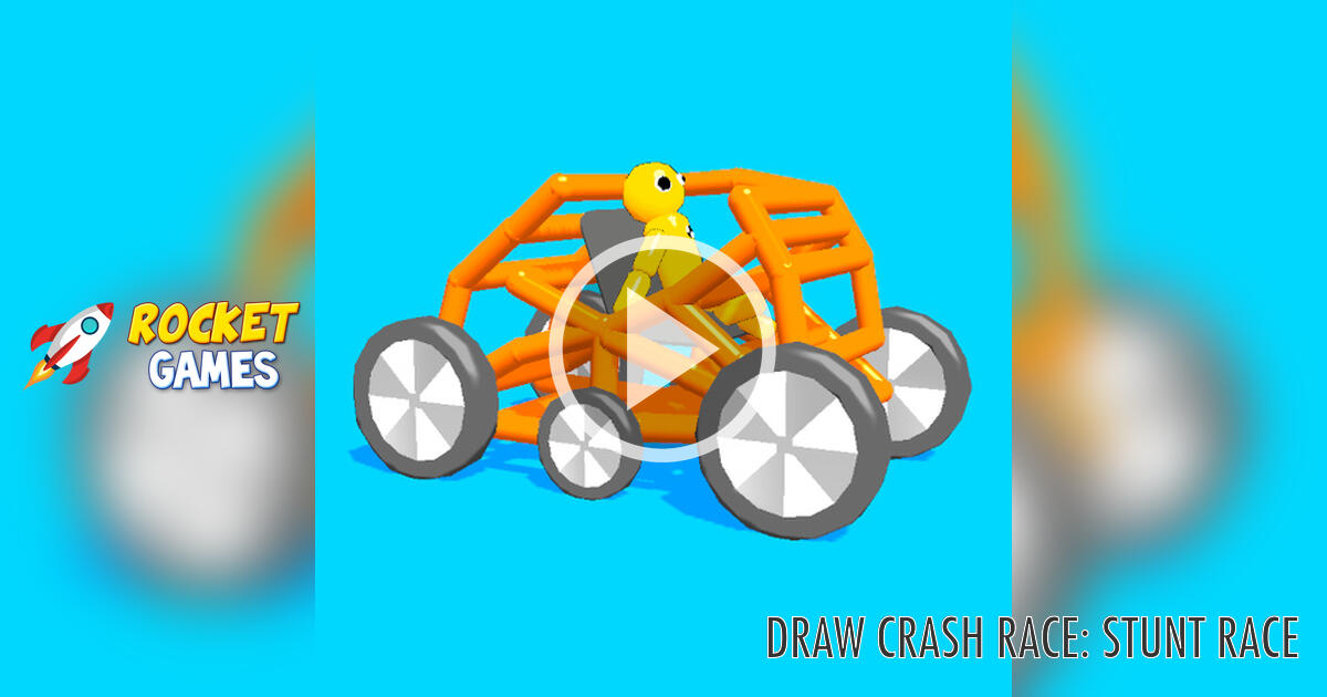 Draw Crash Race: Stunt Race 🕹️ Play Now for Free | RocketGames
