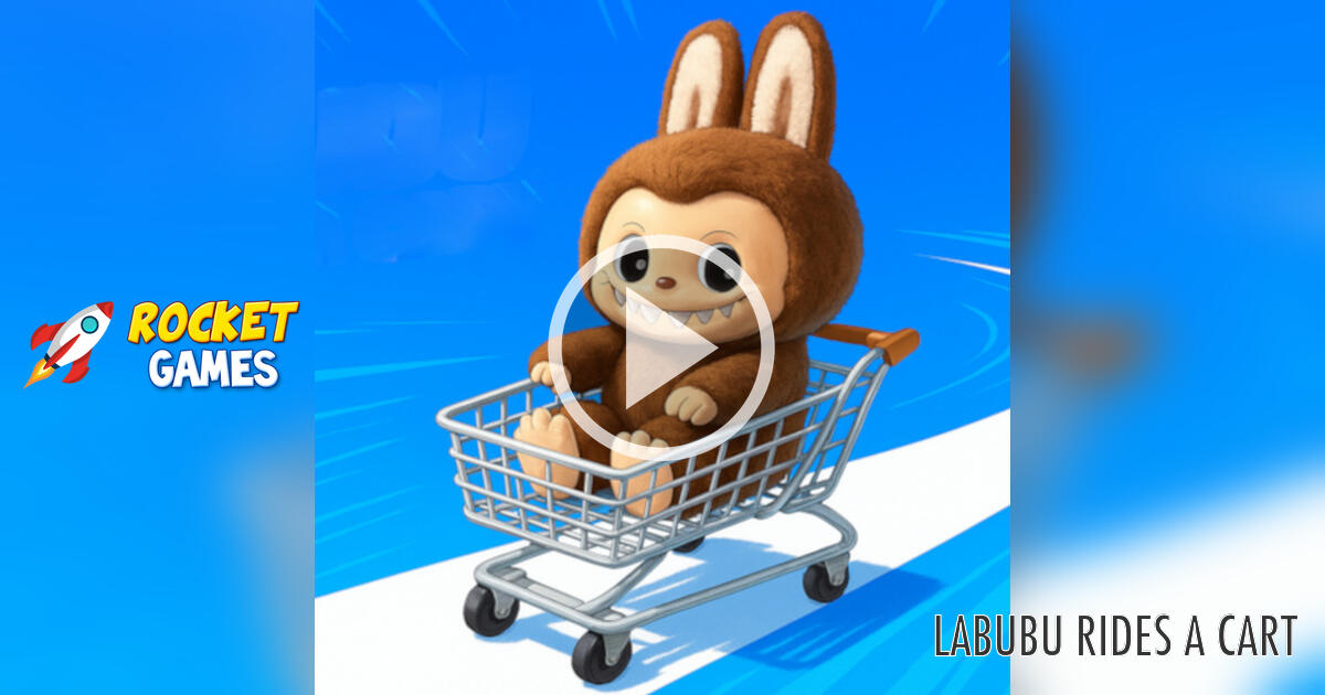 Labubu Rides a Cart 🕹️ Play Now for Free | RocketGames