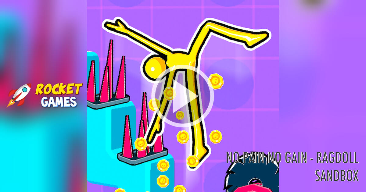 No Pain No Gain - Ragdoll Sandbox 🕹️ Play Now for Free | RocketGames