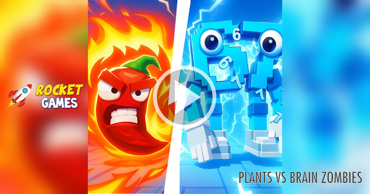 Plants vs Brain Zombies 🕹️ Play Now for Free | RocketGames