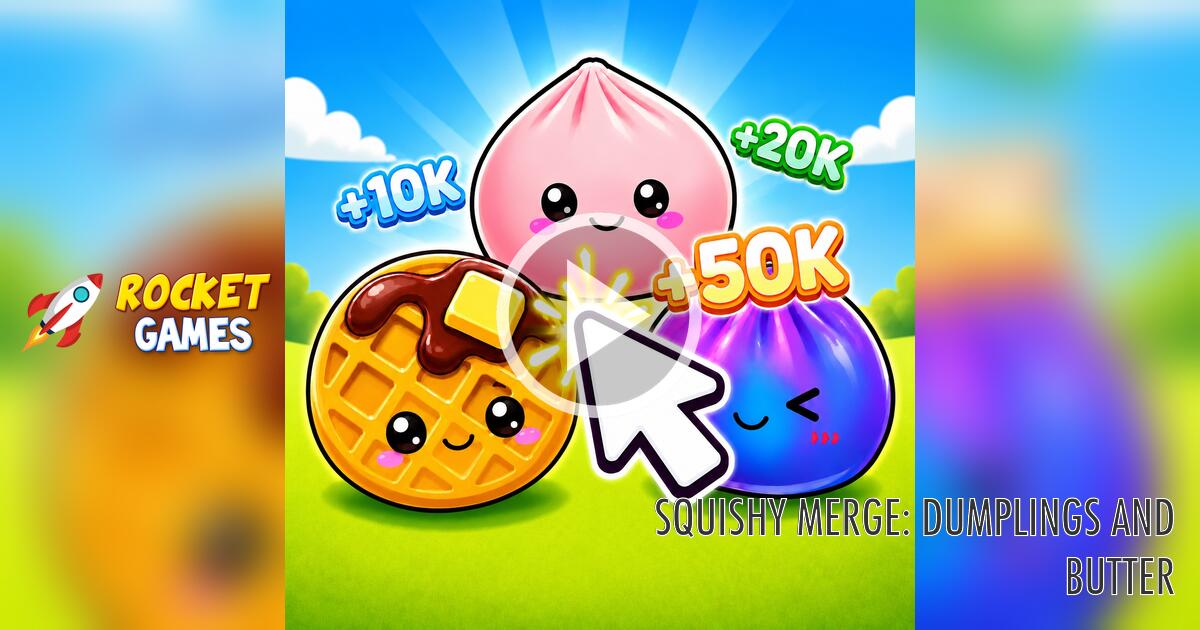 Squishy Merge: Dumplings and Butter 🕹️ Play Now for Free | RocketGames