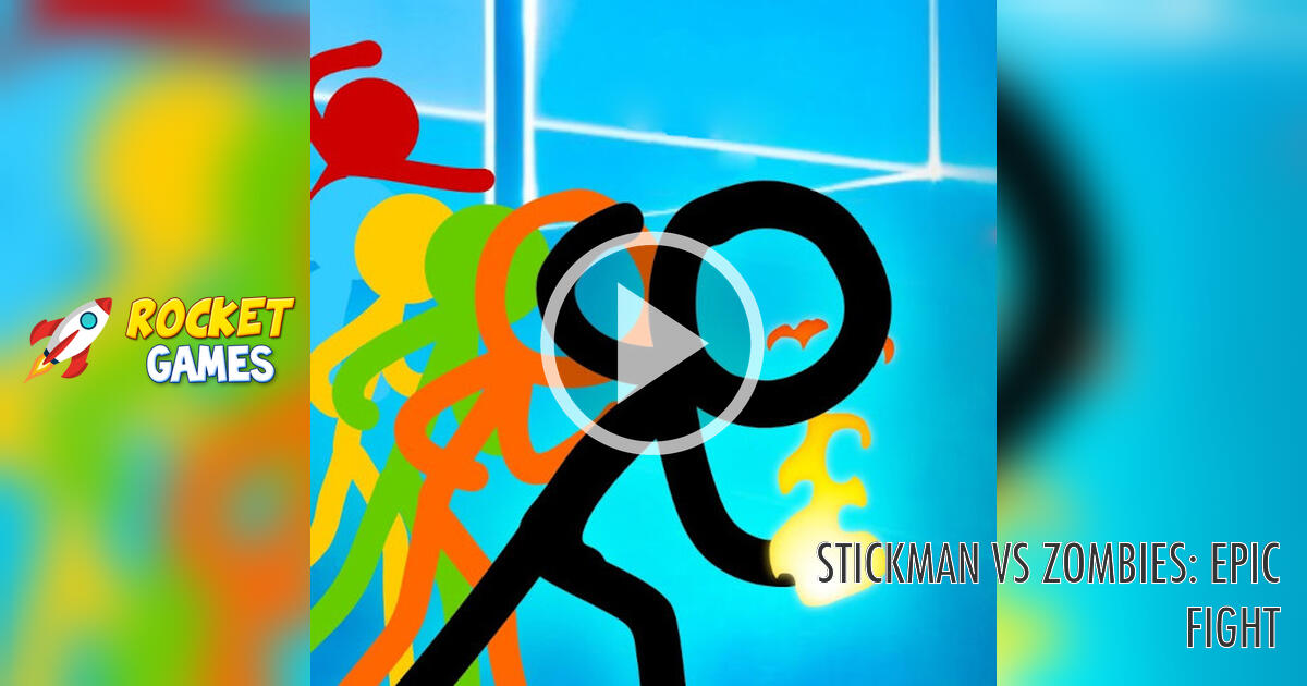 Stickman vs Zombies: Epic Fight 🕹️ Play Now for Free | RocketGames